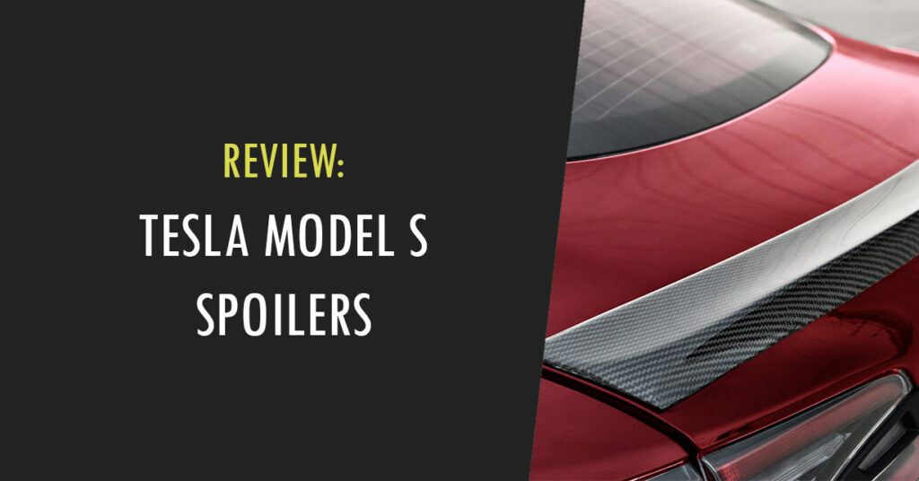 Tesla Model S Carbon Fiber Spoiler - Best 5 Trunk Spoilers ...